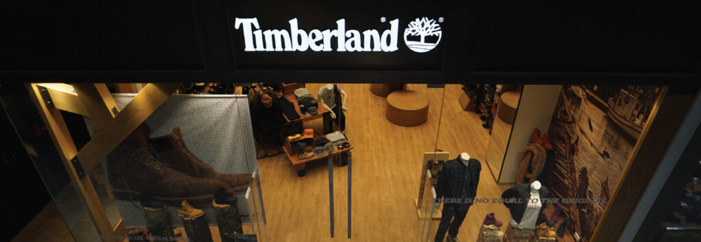 Accent Group - Timberland Window Display - Dashing Group