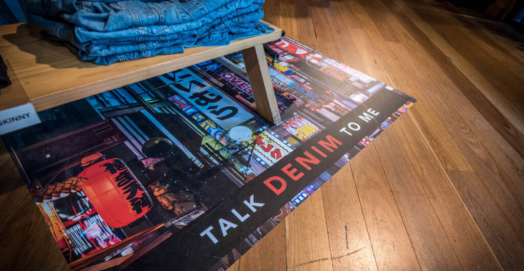 GLUE STORE - Talk Denim To Me Retail Point of Sale Campaign - Dashing Group