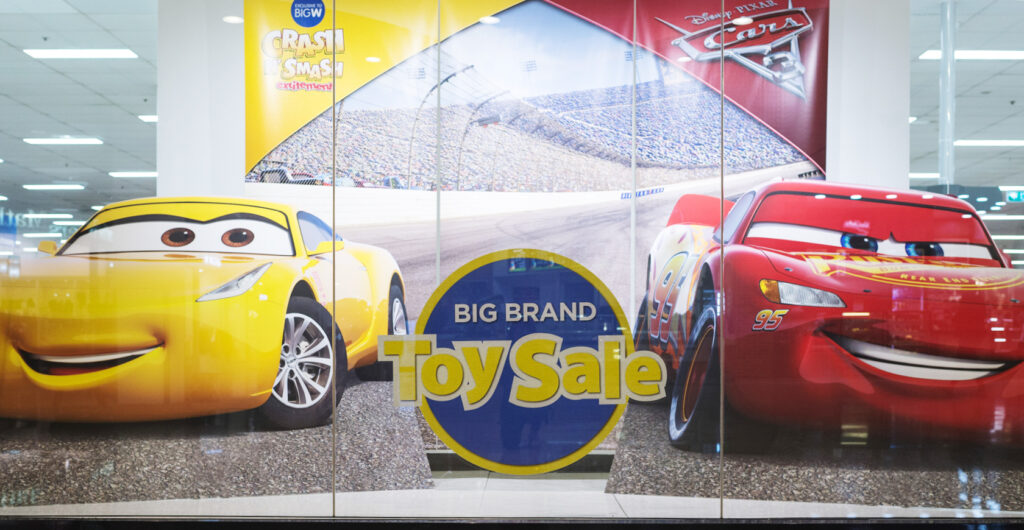 DISNEY - Cars 3 Window Display - Dashing Group