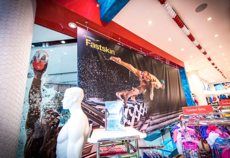 TRUE ALLIANCE - Speedo Flagship Window Displays - Dashing Group