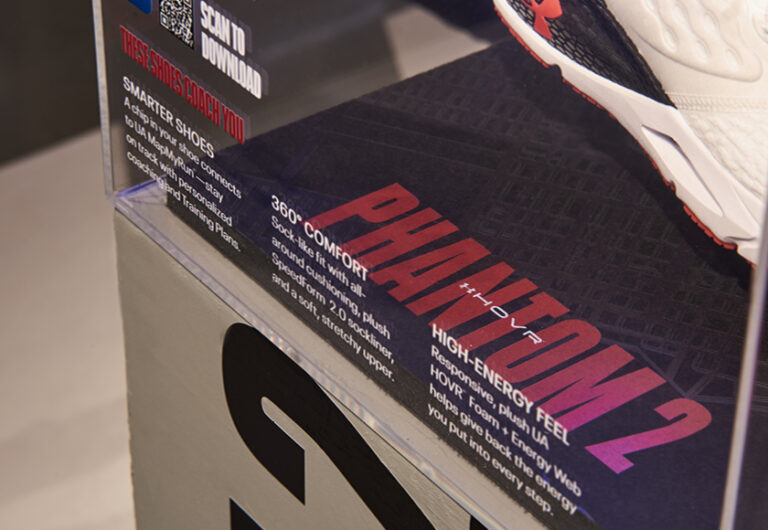 Under Armour - HOVR Phantom 2 Window and Store Displays - Dashing Group